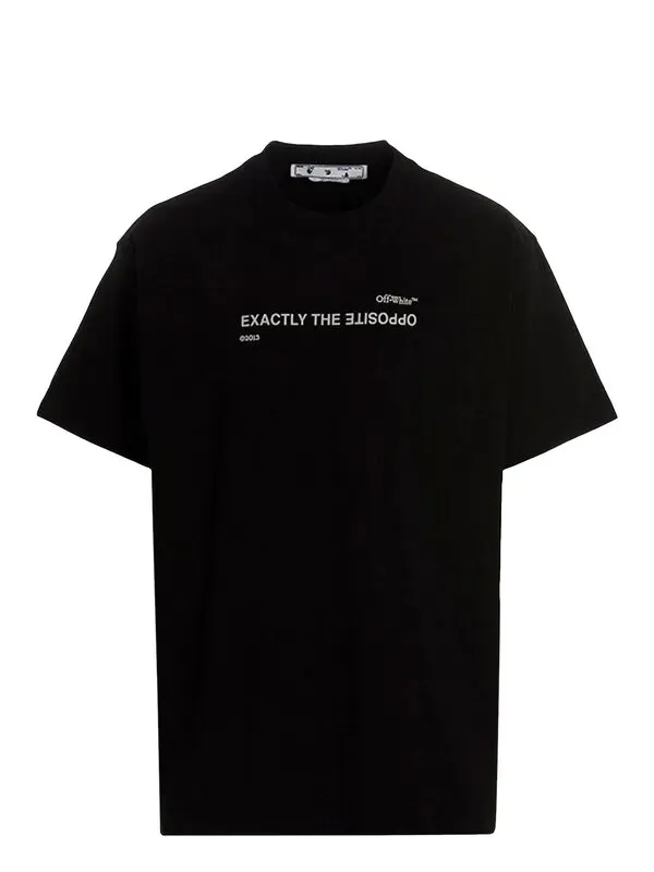 Off-White Spiral Short-sleeve Tee - Black