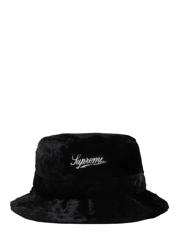 Supreme Crushed Velvet Crusher - Black