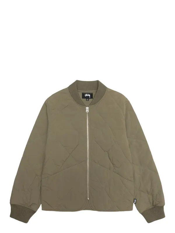 StÜssy 8 Ball Quilted Liner Jacket - Green