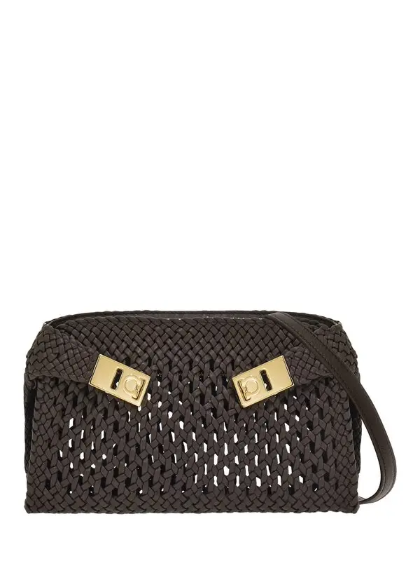 FERRAGAMO Hug Crossbody Bag - Brown