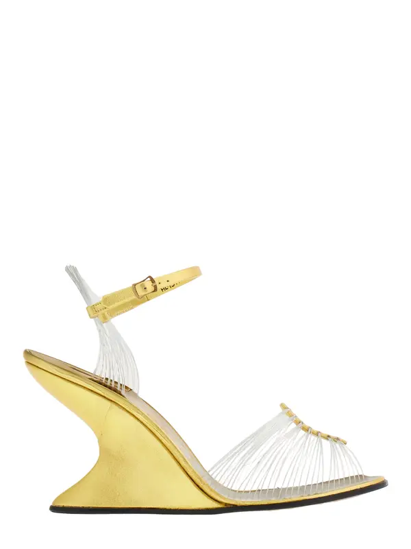 FERRAGAMO Invisibile Sandal - Gold