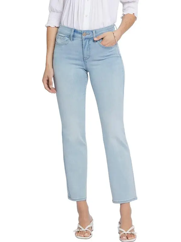 NYDJ Marilyn Straight Ankle Jeans - Mykonos