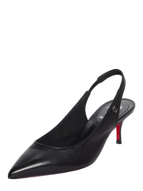 CHRISTIAN LOUBOUTIN Sporty Kate Slingback Pumps - Black