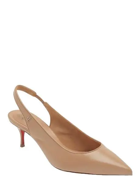 CHRISTIAN LOUBOUTIN Sporty Kate Slingback Pumps - Blush/ Lin Blush