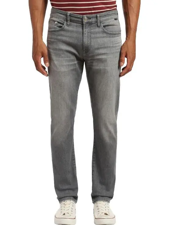 MAVI Marcus Slim Straight Leg Jeans - Mid Grey Feather Blue