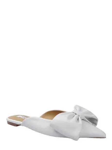 ZIGI Mane Bow Mule - White