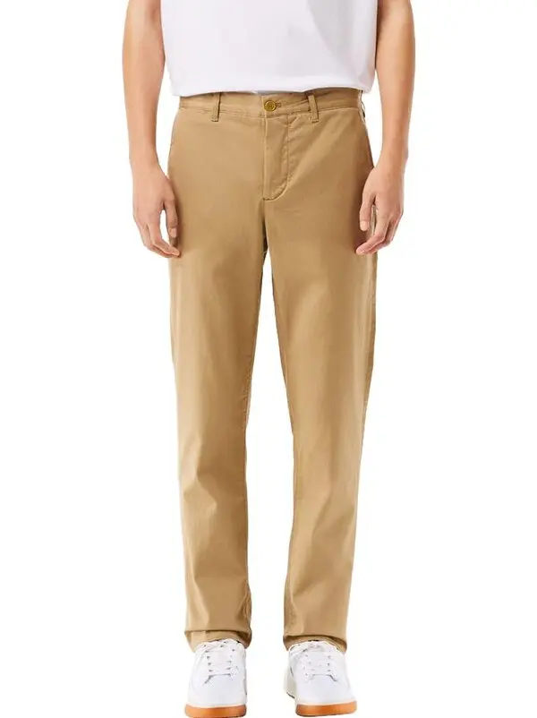 Lacoste Slim Fit Stretch Cotton Chinos - Cb8 Lion