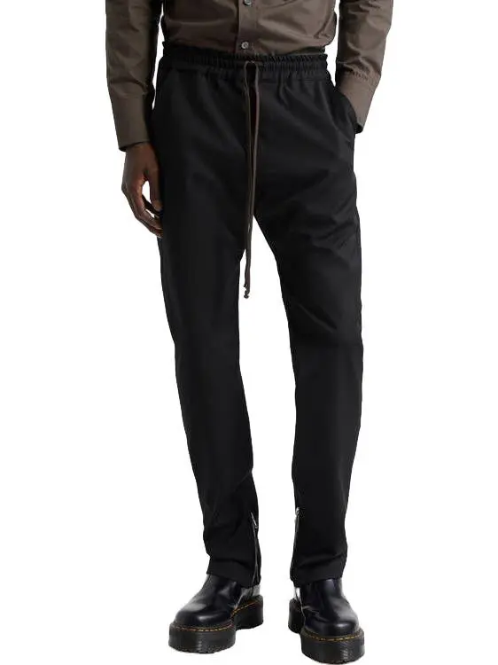 JKEEFER Moto Wool Pants - Black