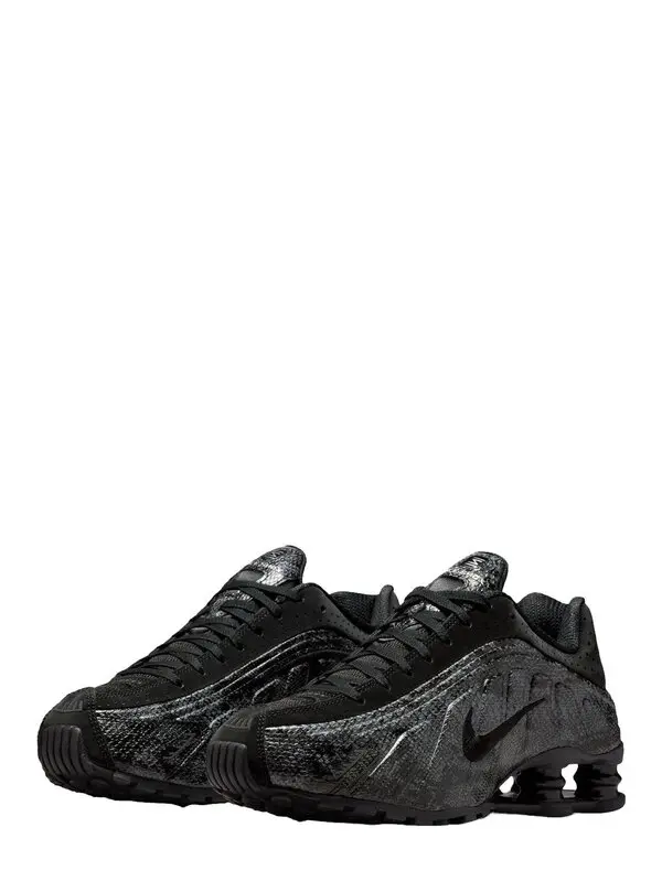 Nike Shox R4 Sneakers - Black/silver/dark Grey