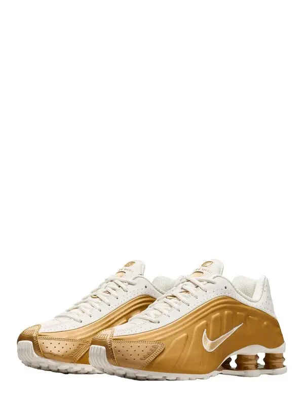 Nike Shox R4 Sneakers - Soft Pearl/metallic Gold