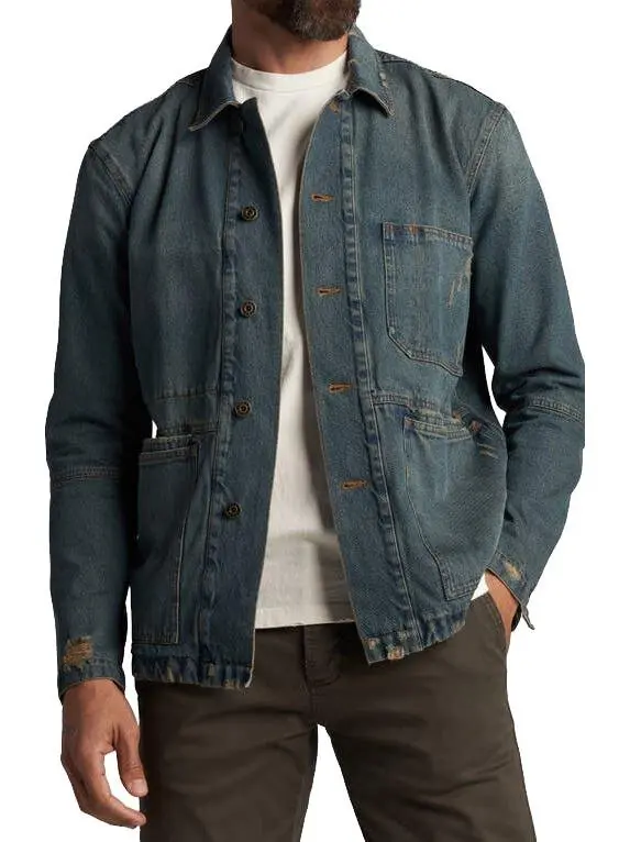 ROAN 1955 Duncan Denim Chore Jacket - True Blue Vintage