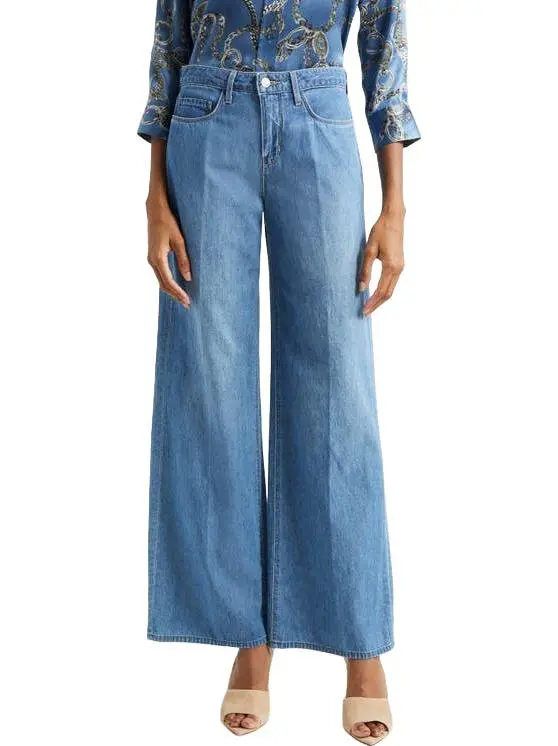 L'Agence Alicent High-waist Wide-leg Jeans - Stokes