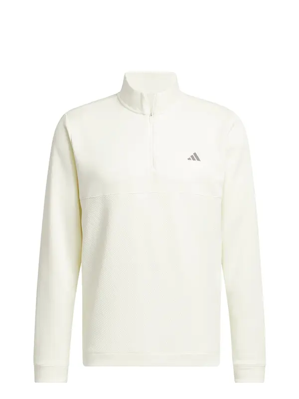 Adidas Ultimate365 Quarter Zip Pullover - Ivory