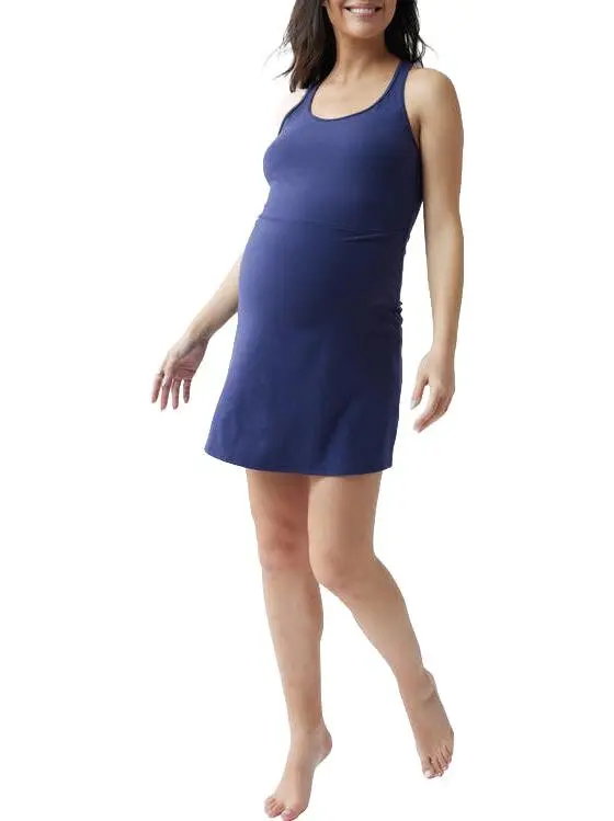 INGRID & ISABEL® Set Of Jersey Maternity Dresses - Navy/ Teal