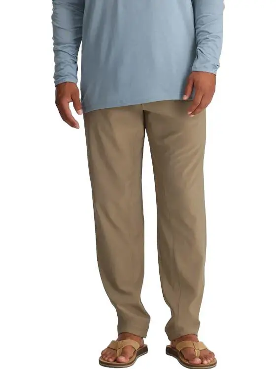 FREE FLY Breeze Stretch Drawstring Pants - Dark Khaki