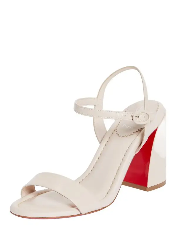 CHRISTIAN LOUBOUTIN Miss Jane Sandal - Leche
