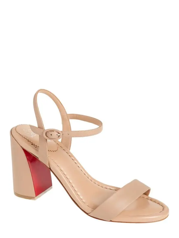 CHRISTIAN LOUBOUTIN Miss Jane Sandal - N295 Blush