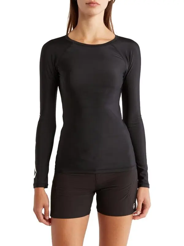 Volcom Simply Core Long Sleeve Rashguard - Blk