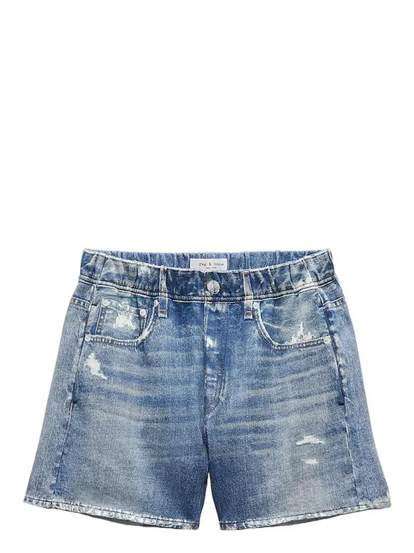 Rag & Bone Miramar Cotton-terry Denim Shorts - Brooke