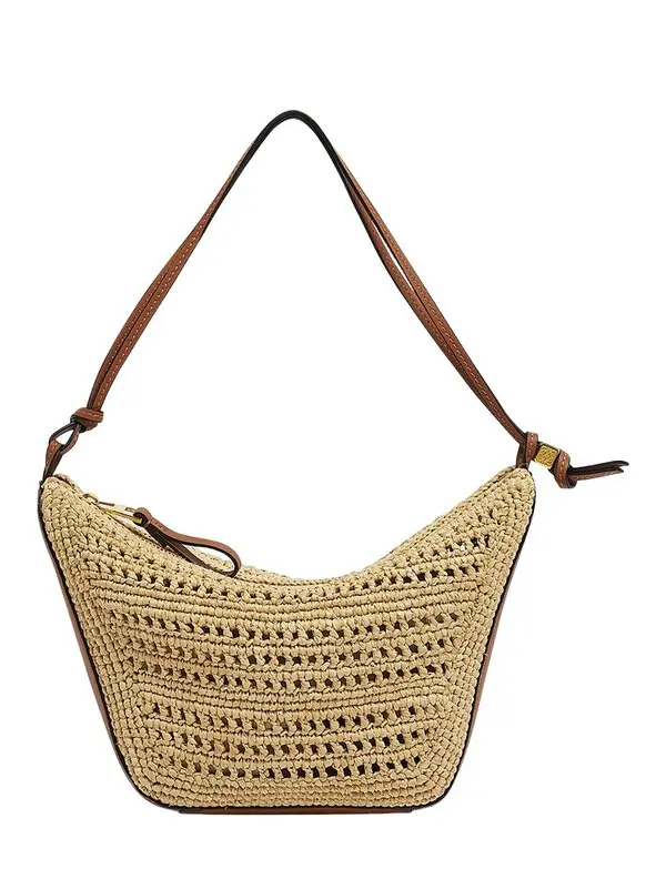 Loewe X Paula's Ibiza Hammock Mini Hobo Bag - Tan/natural