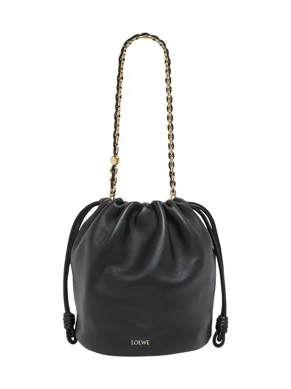 Loewe X Paula's Ibiza Flamenco Bucket Bag - Black