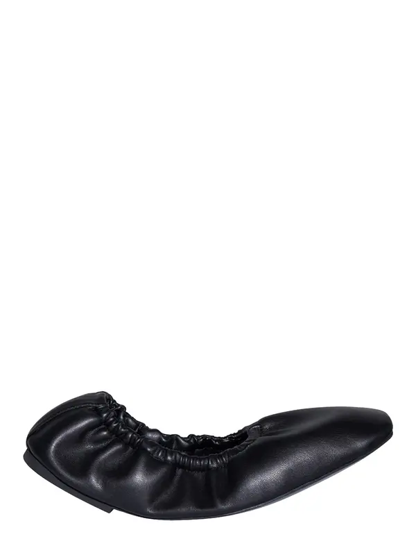 Aera Carla Vegan Leather Ballerina Flats - Black
