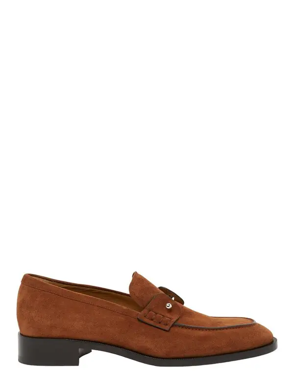 CHRISTIAN LOUBOUTIN Chambelimoc Penny Loafers - Cuir