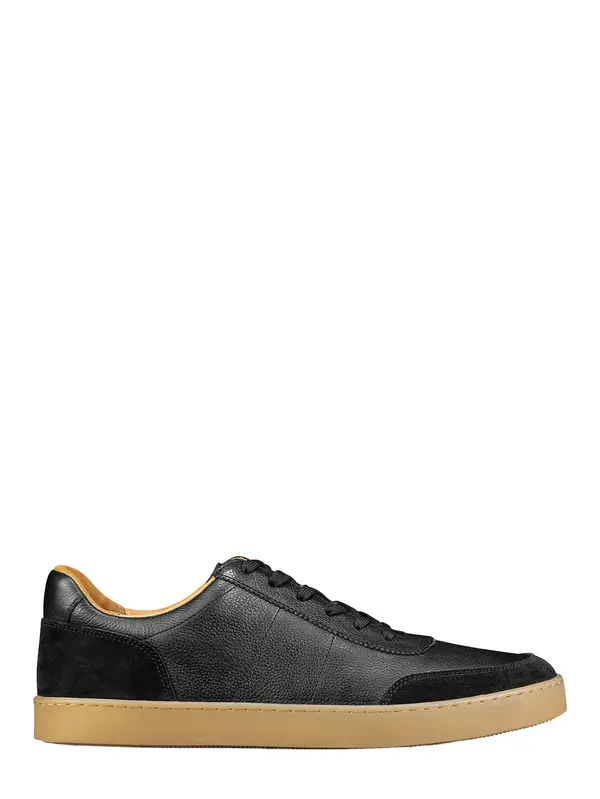 Allen Edmonds Liam Grained Leather Sneakers - Black