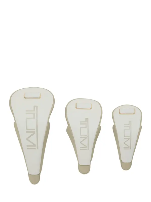 Tumi Golf Club Cover Set - Off White/tan