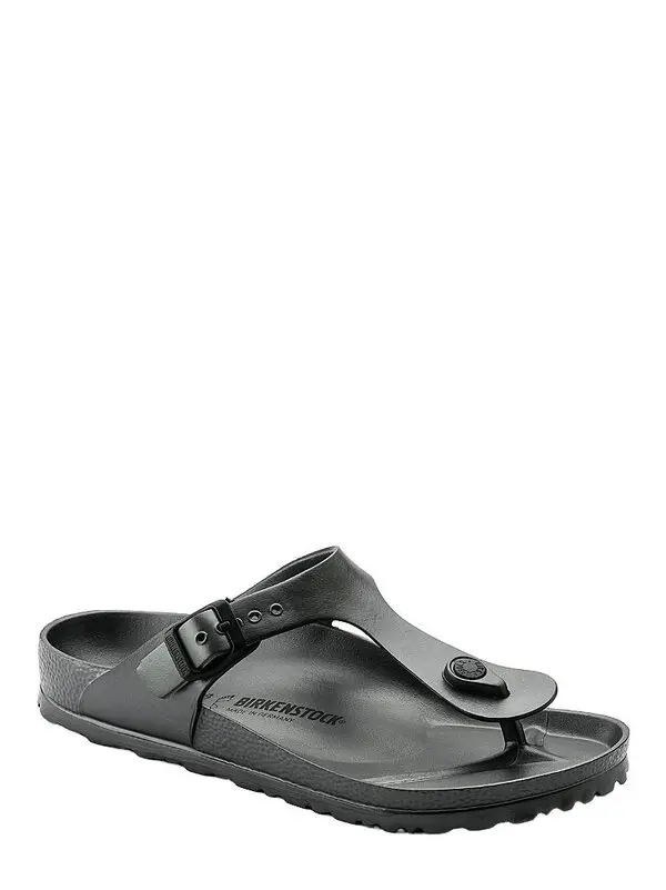 BIRKENSTOCK Gizeh Eva Thong Sandals - Metallic Anthracite