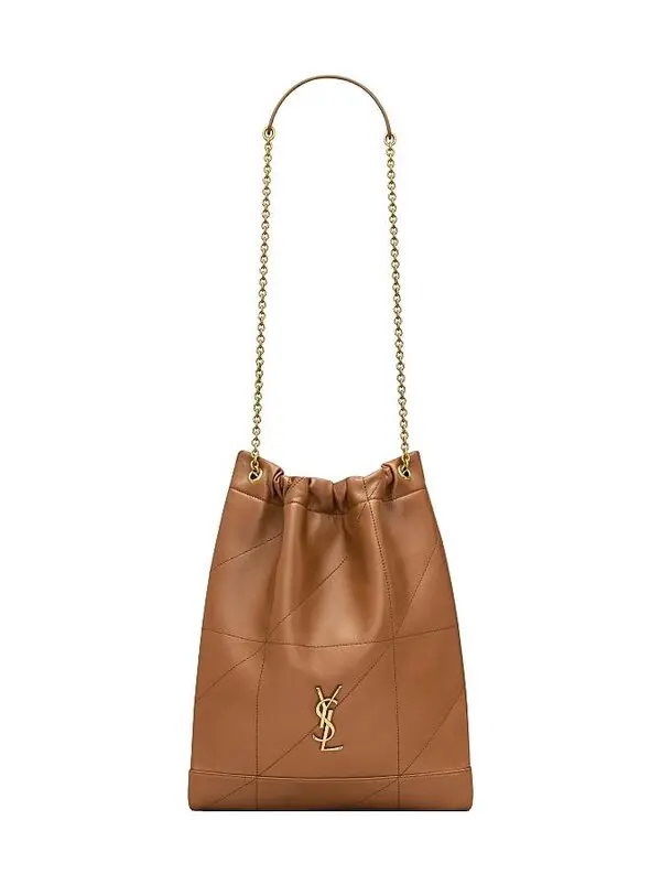 Saint Laurent Jamie 4.3 Pouchon Shoulder Bag - Brown Lambskin/gold