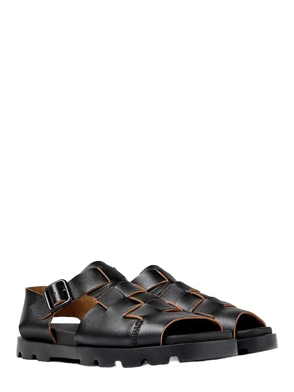 Camper Brutus Buckled Sandals - Black