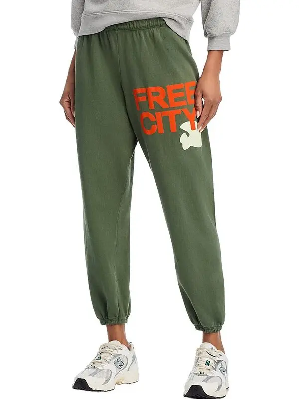 FREECITY Cotton Logo Sweatpants - Surplus