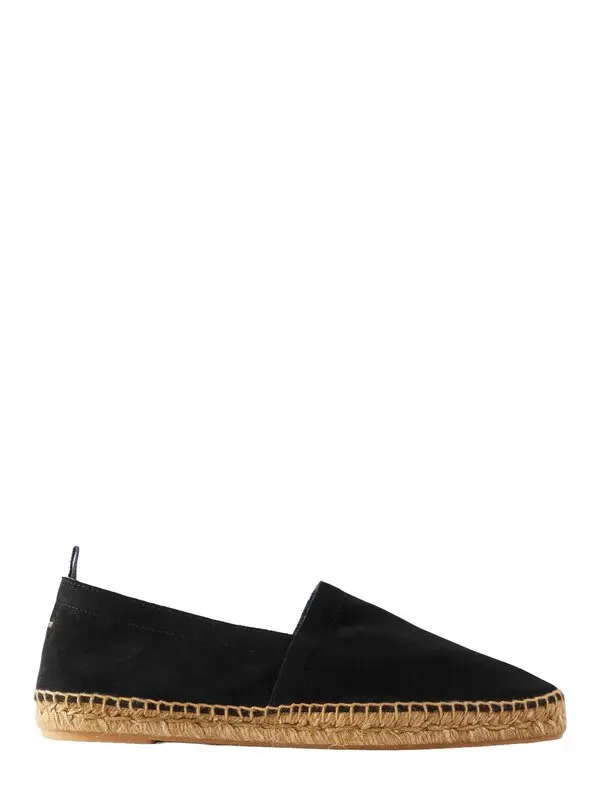 CastaÑer Pablo Suede Espadrilles - Black
