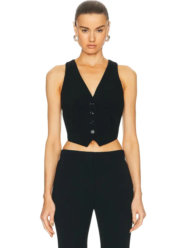 SANS FAFF Jessica Transparent Vest - Black