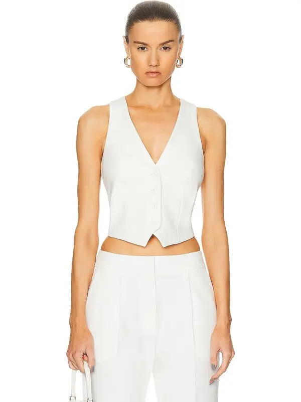 SANS FAFF Jessica Transparent Vest - White
