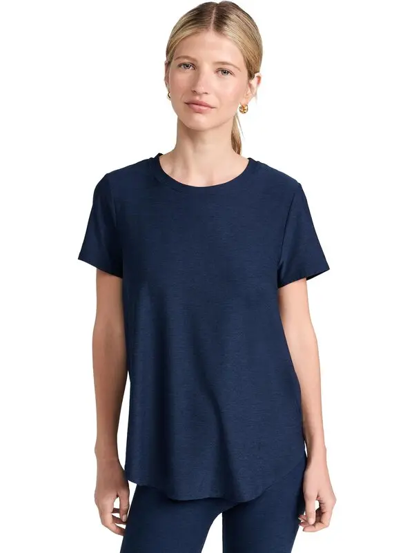 Beyond Yoga Featherweight Tee - Nocturnal Navy