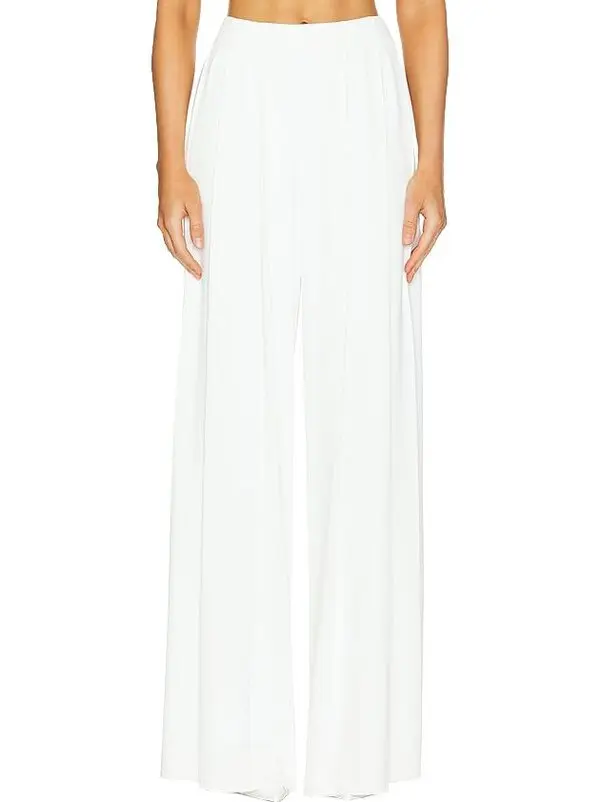 L'Agence Nova Pleated Pant - Ivory