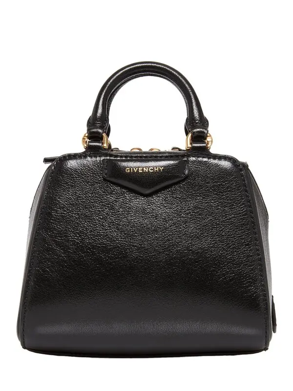Givenchy Mini Antigona Cube Top Handle Bag - Black