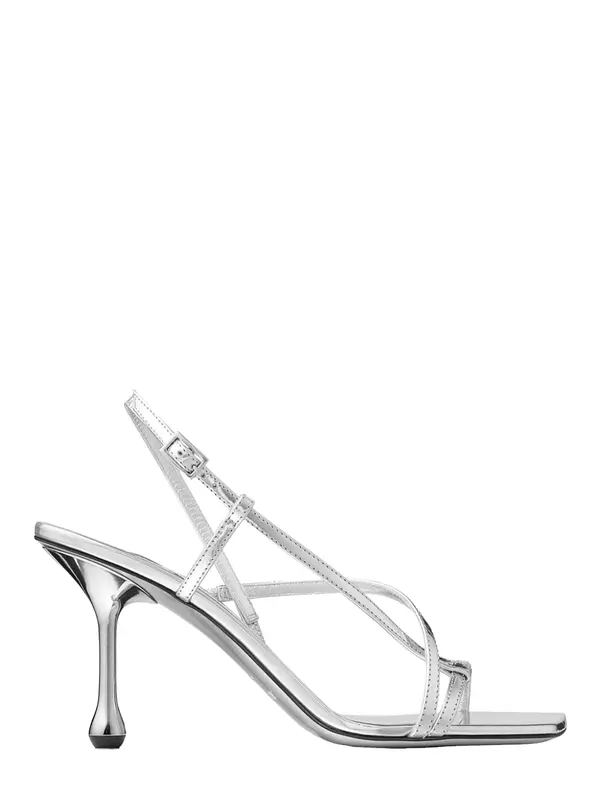 JIMMY CHOO Etana 80mm Sandals - Silver