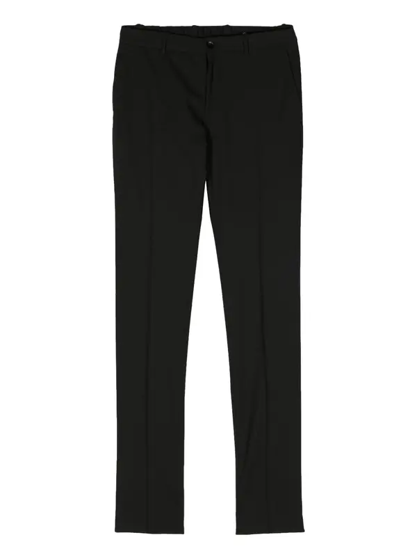 Incotex Internal-drawstring Tailored Trousers - Black
