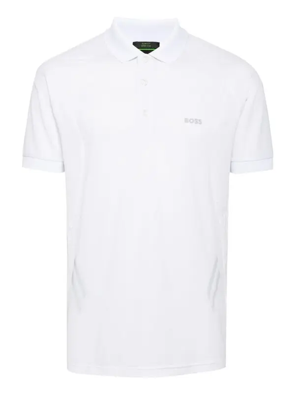 BOSS Piraq Active 1 Polo Shirt - White