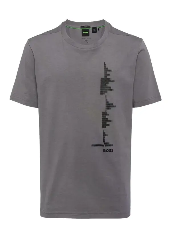 BOSS Graphic-print T-shirt - Grey