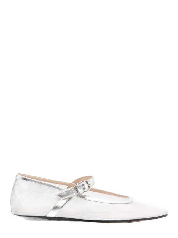 Le Monde Beryl Mesh Mary Jane Shoes - Silver