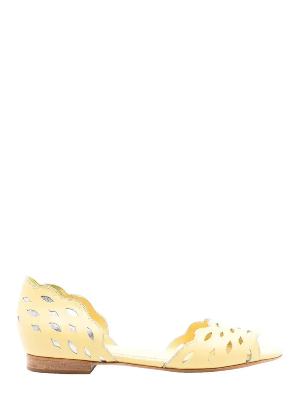 STUDIO CHOFAKIAN Vivienne Open-toe Sandals - Yellow