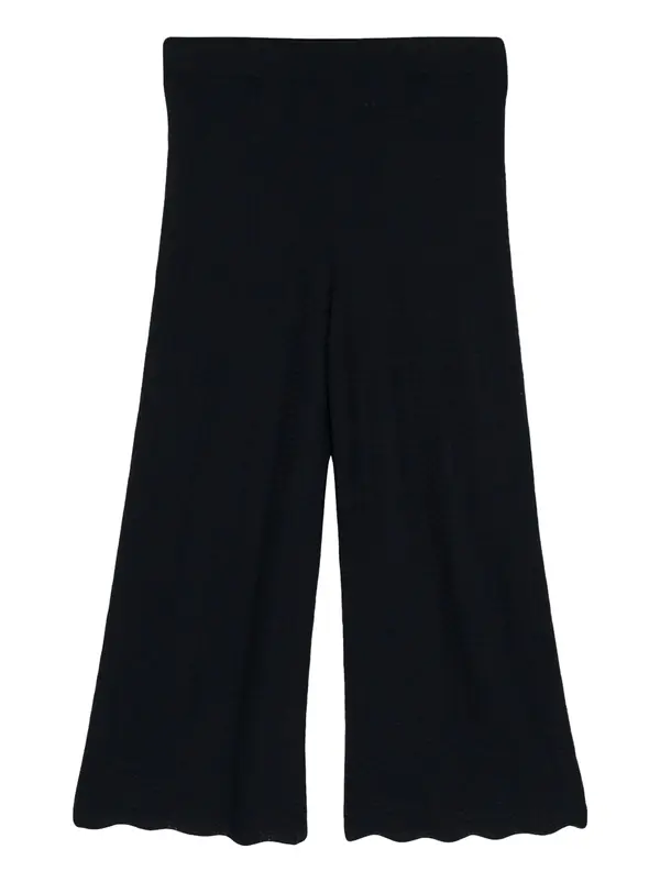 N.peal Wave Stitch Trousers - Blue