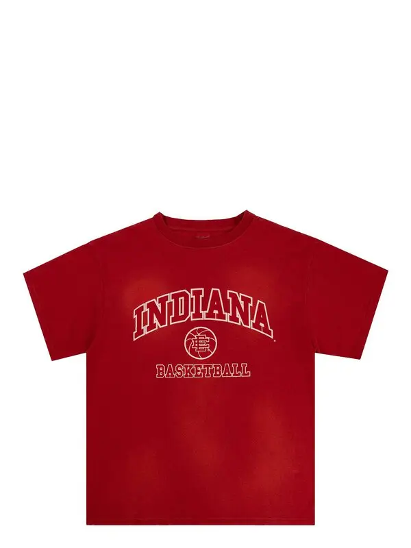 ERIC EMANUEL Ee College Indiana Tee Shirt - Washed Red