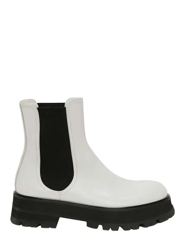 Alexander McQueen Rave Chelsea Boot - White/black