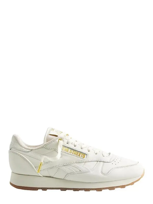 REEBOK Classic Leather Sneakers - Chalk/black/gold Metallic