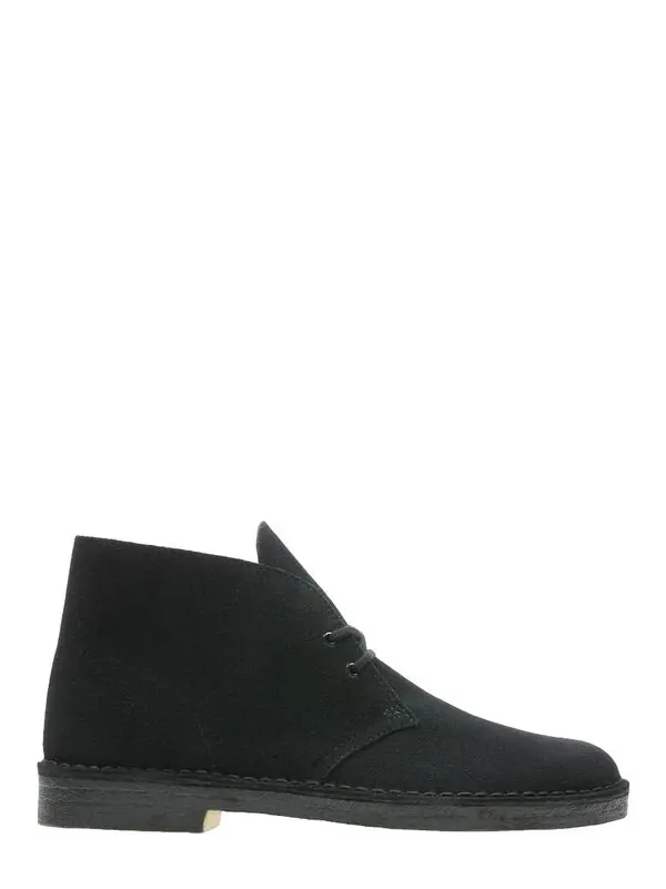 Clarks Desert Ankle Boots - Black Suede